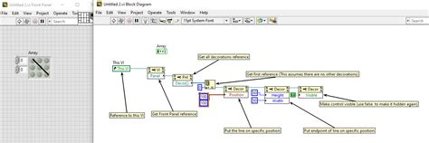 vi tic tac toe line cross in front panel labview stack overflow