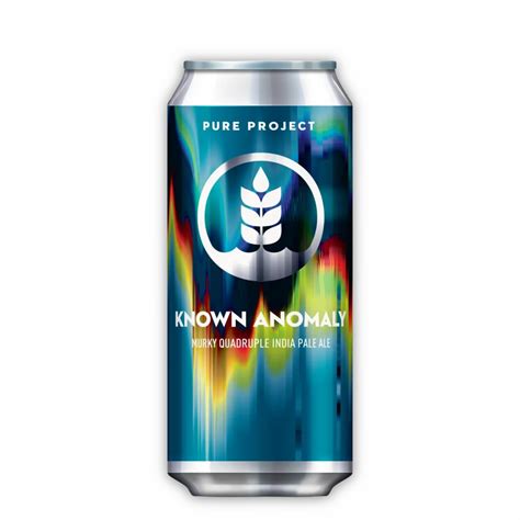 Pure Project Brewing Known Anomaly Murky Quad Ipa Single Can The