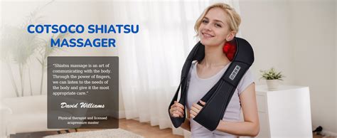 Cotsoco Back Massagershiatsu Shoulder And Neck Massager
