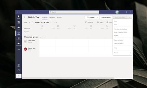 How To Enable And Use Microsoft Teams Shifts