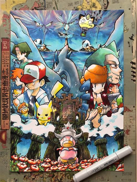 I drew Pokémon 2000. | Pokemon 2000, Pokemon drawings, Pokemon art