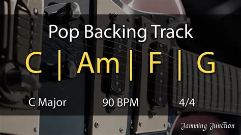 (Easy) Pop Backing Track C Major | 90 BPM | Backing Track | Jamming Junction - YouTube