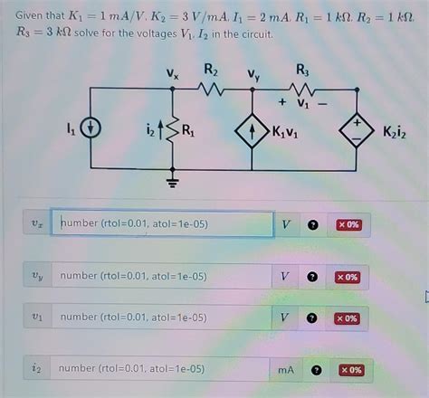 solved given that k1 1ma v k2 3v ma i1 2ma r1 1kohm