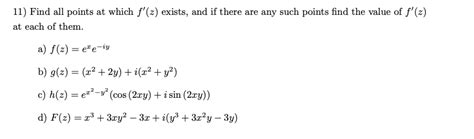 Solved PROBLEM 13 But Says 11 On Pic For Complex Analysis Is Chegg Com
