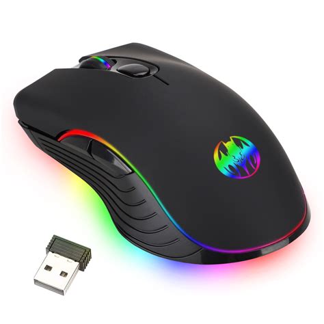 2 4G Wireless Gaming Mouse TSV Rechargeable Computer Gaming Mouse 7