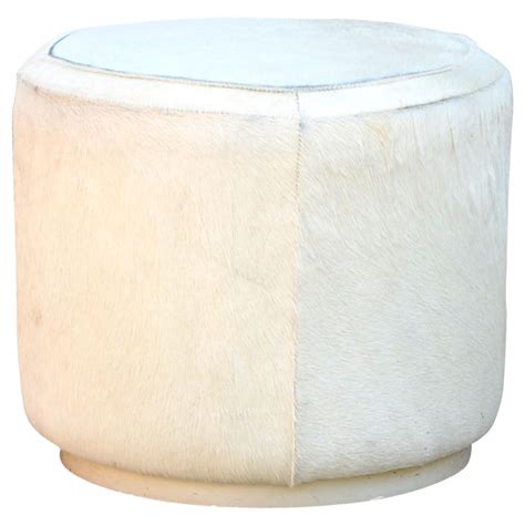 Trophy Grade Zebra Hide Ottoman At 1stdibs
