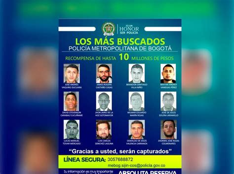 Carteles De Los Más Buscados Por Abuso Sexual Y Más Delitos En Bogotá