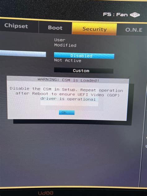 보안부팅 활성화 지식in