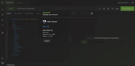 Accounts Altair Graphql Client
