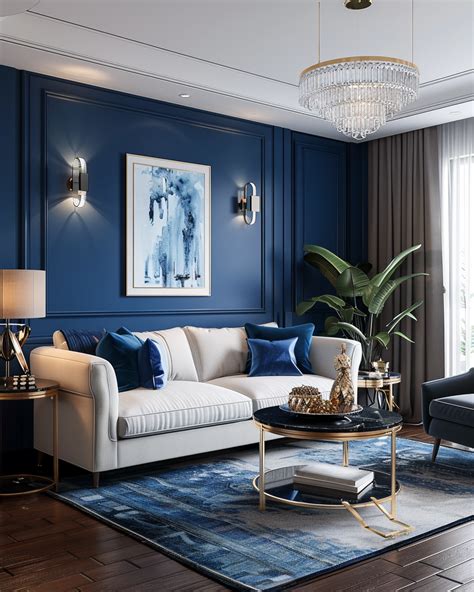 55 Modern Blue Living Room Design And Decor Ideas For Inspiration