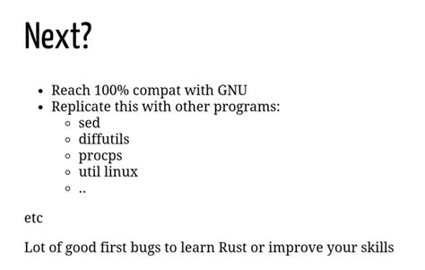 Rust Coreutils Continues Working Toward 100 Gnu Compatibility Proving