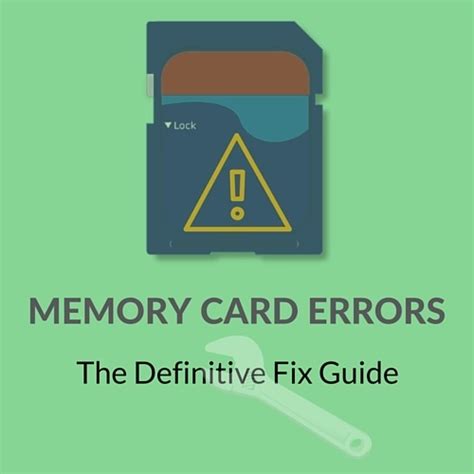 How To Fix Memory Card Errors The Definitive Guide Updated