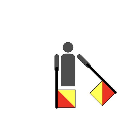 Number 7 Flag Semaphore Nautical Know How