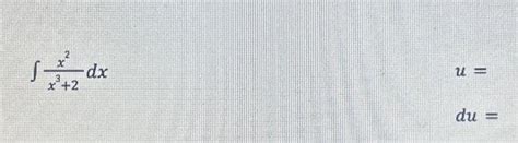 Solved Integration By Substitution Find The Following Chegg