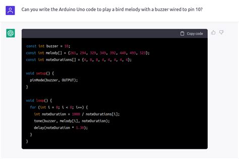 Chatgpt With Arduino Example