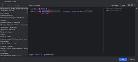 Java How To Create A Structural Search Inspection In Intellij Idea