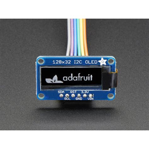 Adafruit 931 Monochrome 128x32 I2c Oled Graphic Display Rapid Online