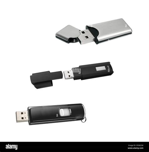 Usb Flashes Memory Isolated On The White Background Usb Flashes Memory Isolated Stock Photo Alamy