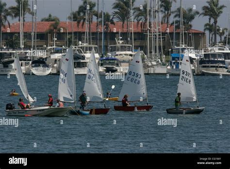 July 26 2007 San Diego California Young Sailrs With The San Diego