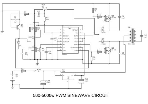 Sg3524n Inverter Circuit Diagram Sg3525 Pwm Ic Pinout Examp