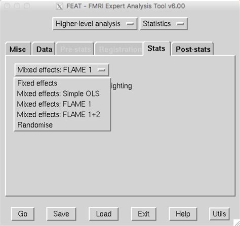 FSL系列教程 统计与建模 脑技术计划
