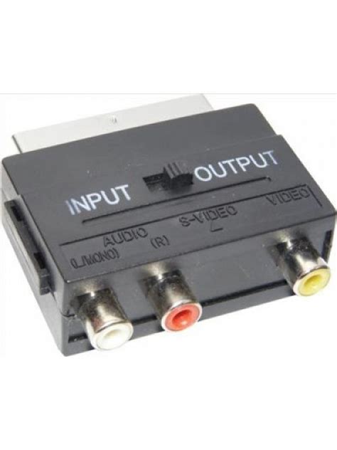 Scart to RCA Adapter (Switchable) from Satcity.ie Ireland ...