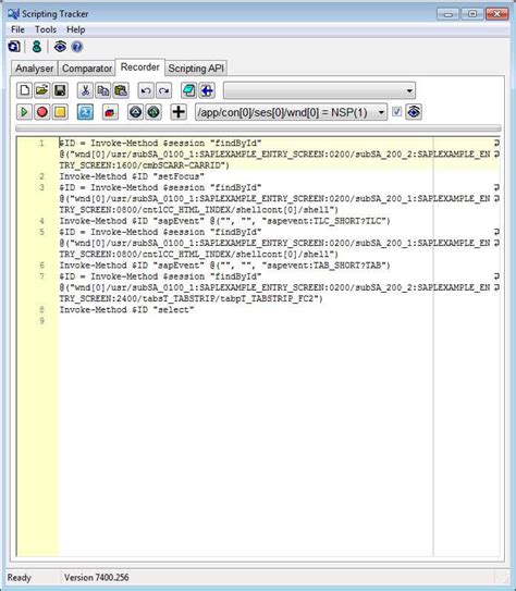 Scripting Tracker Tricktresor