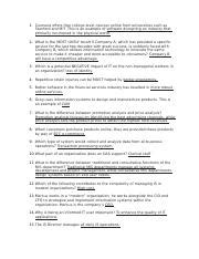 CIS EXAM Practice Questions Docx Coursera Offers Free College Level Courses Online From