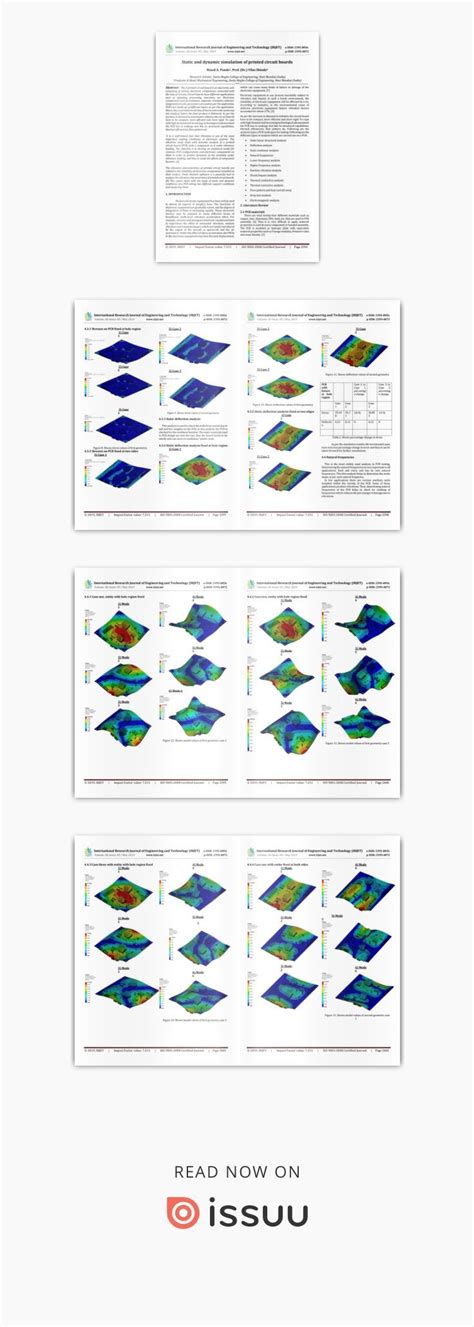 Irjet Static And Dynamic Simulation Of Printed Circuit Boards Printed Circuit Boards Circuit