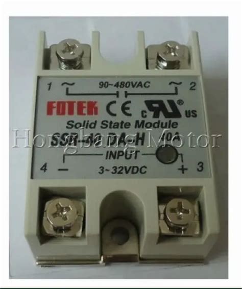 A SSR Input V DC Output V AC Single Phase Solid State Relay SSR DA In Relays From