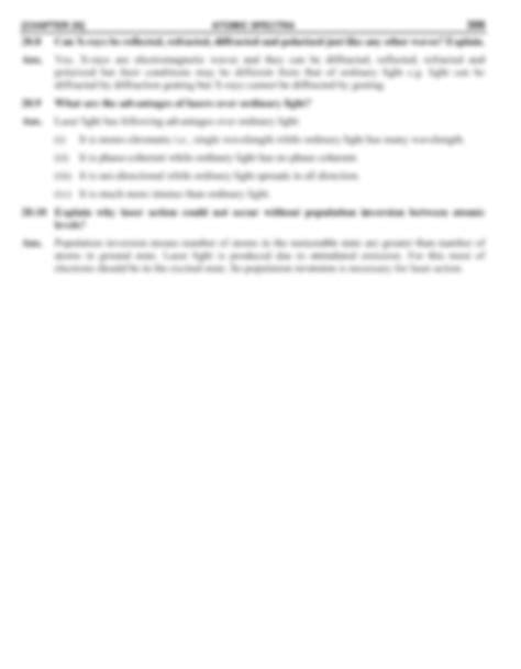 Solution Class 12th Physics Chapter Atomic Spectra Complete Smart