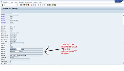 Sost Table Msgv2 Different Value Sap Community