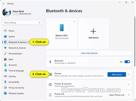 Connect To Bluetooth Personal Area Network Btpan In Windows 11 Windows 11 Forum