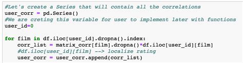 How Recommender Systems Works Python Code — Example Film Recommender