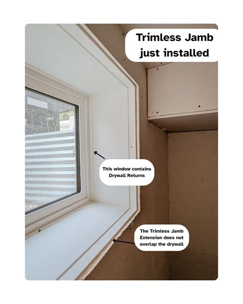 Pvc Window Jamb Extensions Trimless Enhance Your Windows Today