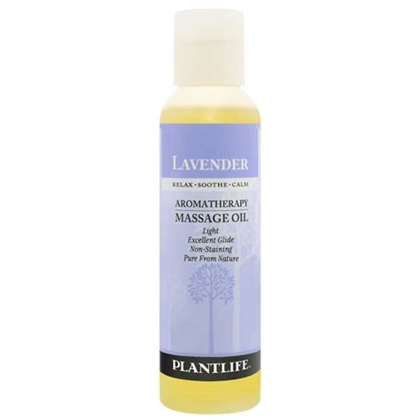 Plantlife Massage Oil Lavender 4 Fl Oz Vitacost