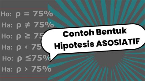 Bagaimana Cara Membuat Hipotesis Penelitian Assosiatif Metode