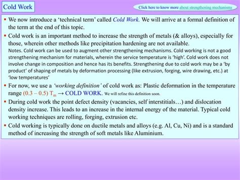 Recovery Recrystallization Graingrowth Ppt Geology Science