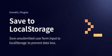 Save To Localstorage ⚡️ Formkit