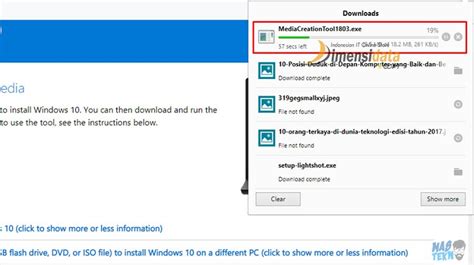 Cara Download File ISO Windows 10 Original Gratis Resmi Microsoft