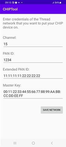 Hi As I Am Using The Android Chip Tool For Commissioning Purpose But When I Scan The QR Code It