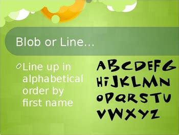 Classroom Ice Breaker Blobs And Lines Activity By Ag Teaching Made Easier