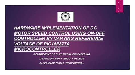 Four Quadrant Dc Motor Speed Control With Microcontroller Pptx Radio Control Hobbies