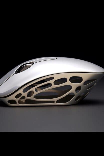 Premium Ai Image Ergonomic Mouse With Hollow Design