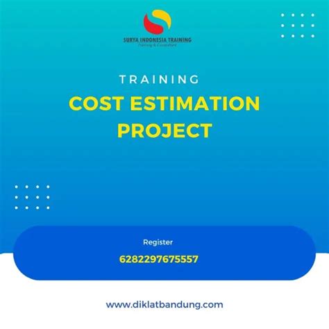 Training Cost Estimation Project Diklat Bandung