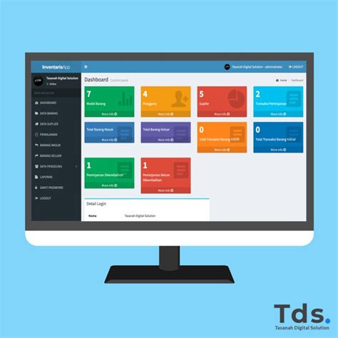 jual source code sistem informasi inventaris sekolah dengan php dan