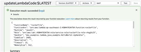 Amazon Web Services Updatefunctioncode In Lambda Does Not Update The