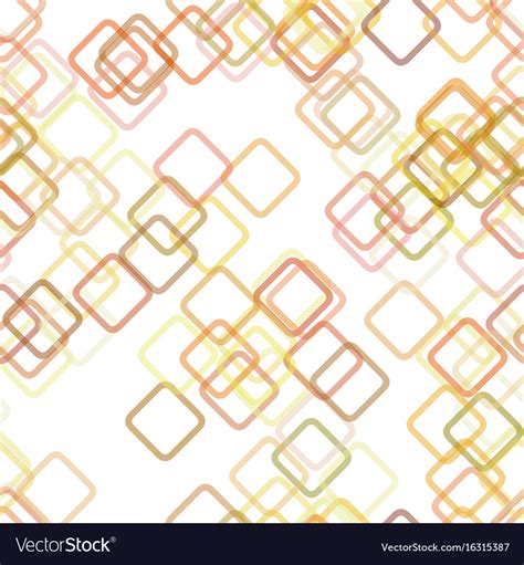 Seamless Geometric Square Pattern Background Vector Image