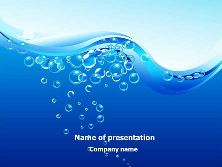 Water Bubbles Presentation Template For PowerPoint And Keynote PPT Star
