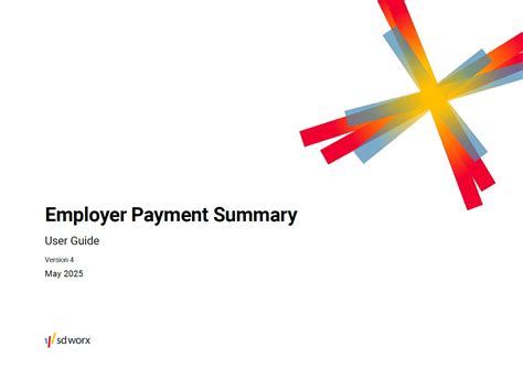 Employer Payment Summary User Guide V4 Uk Knowledge For Pay And Hr